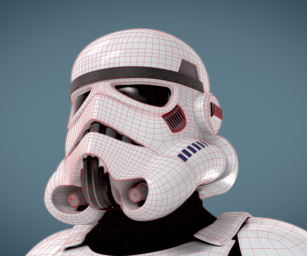 ArtStation - StormTrooper Rigged Textured Model 3D model | Resources