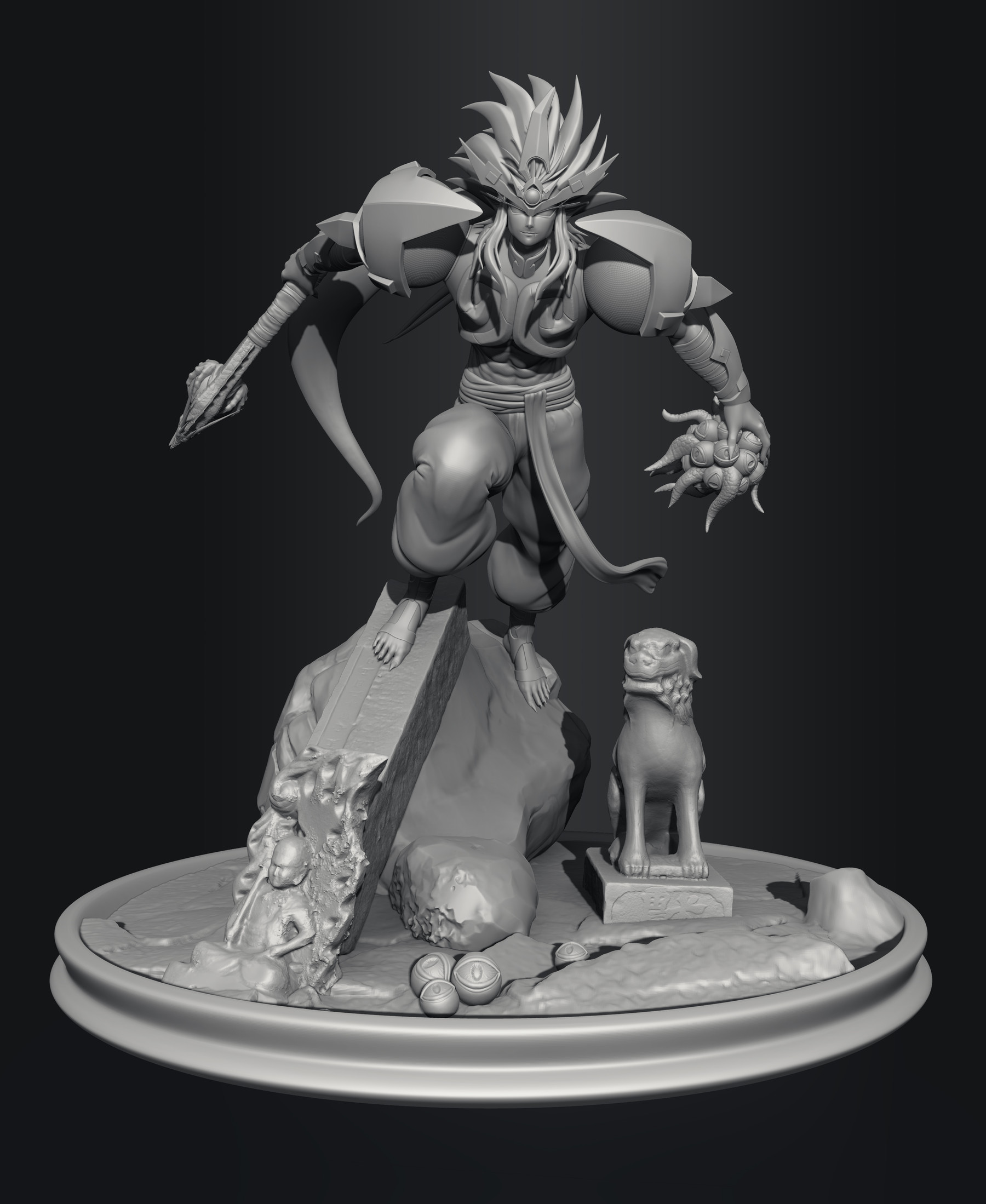 ArtStation - Zenki 3d model | Resources