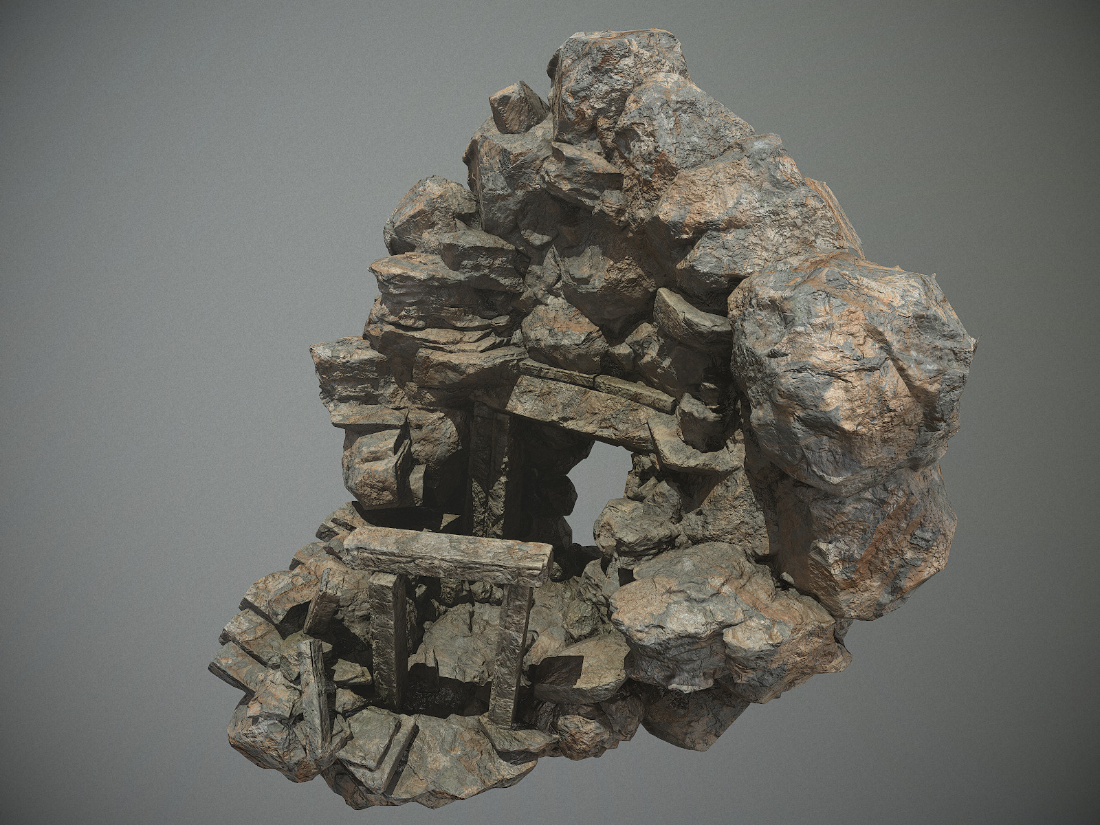 ArtStation - Cave Entrance Environment Prop | Game Assets