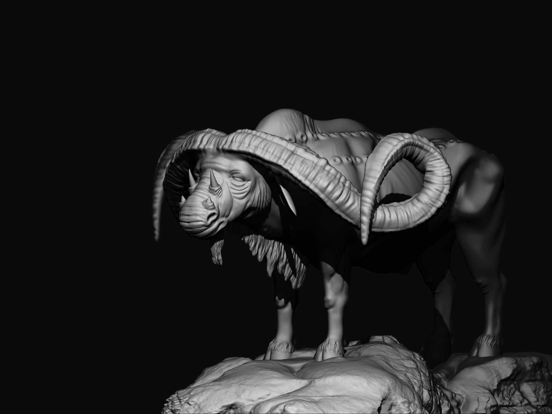 ArtStation - Buffalo 3d print model | Resources