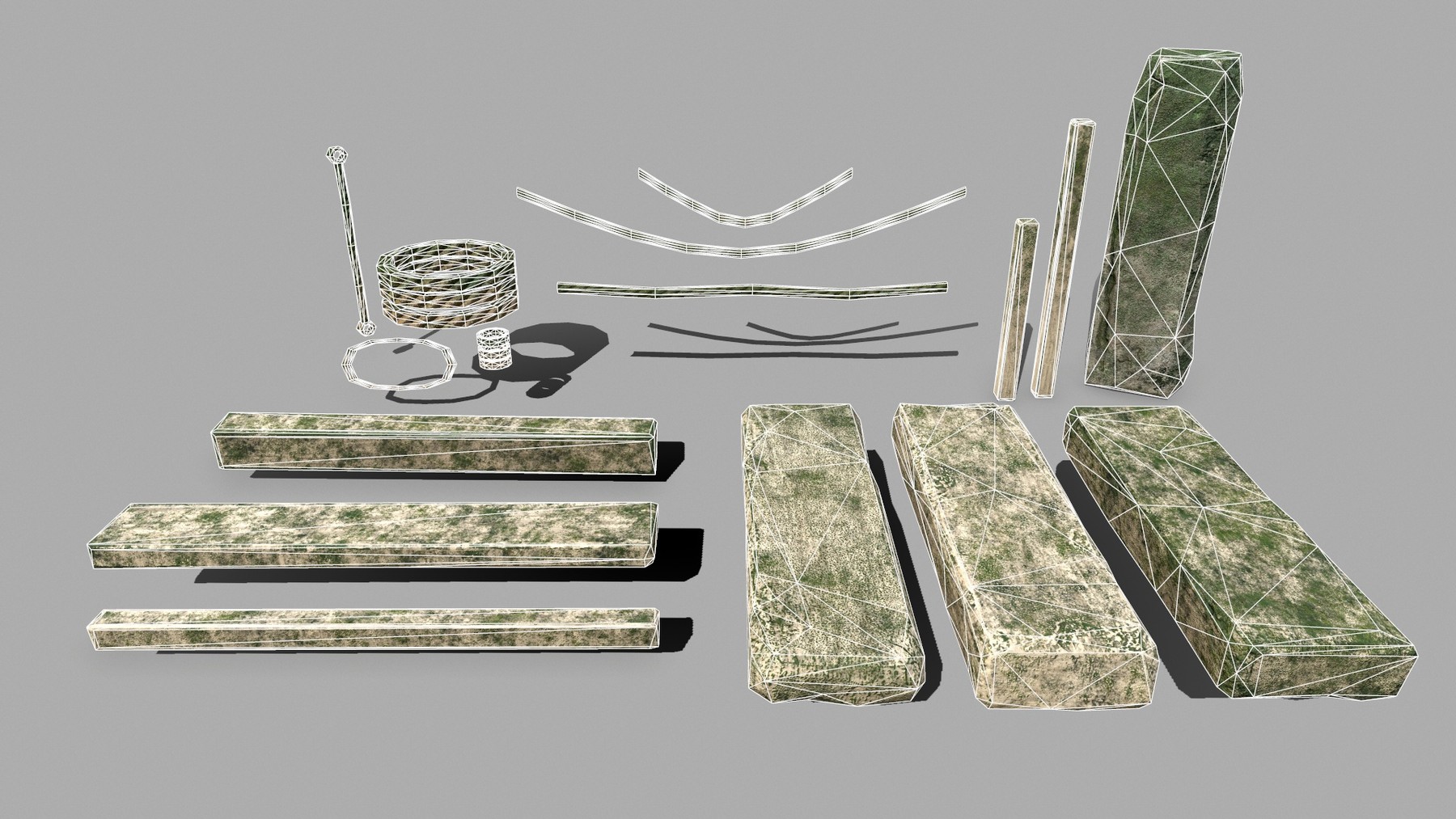 ArtStation - Wood Set | Game Assets