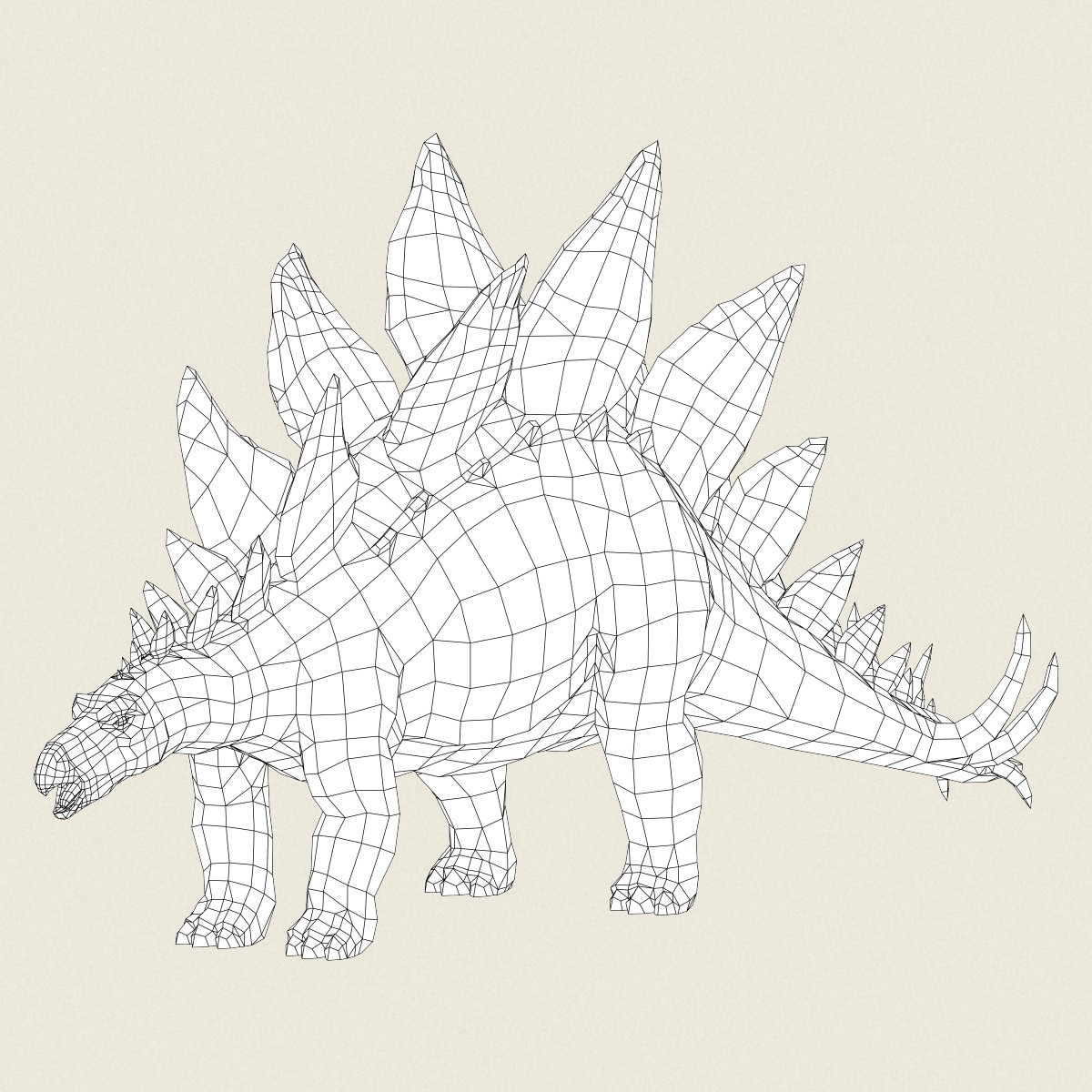 ArtStation - Stegosaurus Dinosaur | Resources