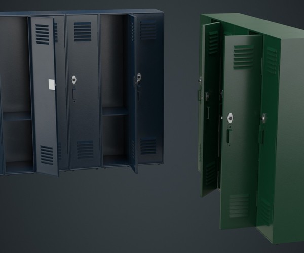 ArtStation - Locker 1A | Game Assets