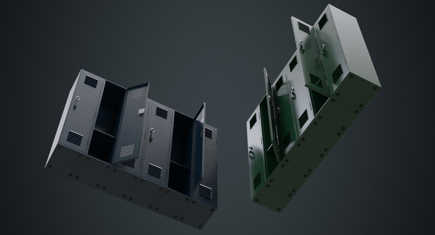 ArtStation - Locker 1A | Game Assets