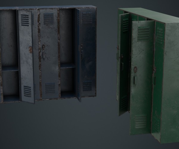 ArtStation - Locker 1B | Game Assets