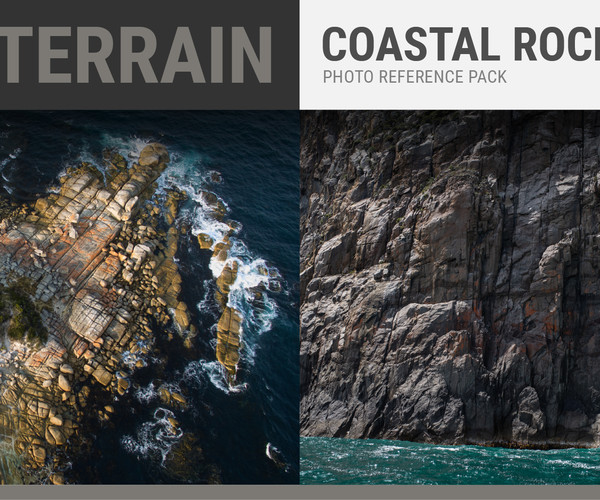 ArtStation - COASTAL ROCK Photo Reference Pack | Resources