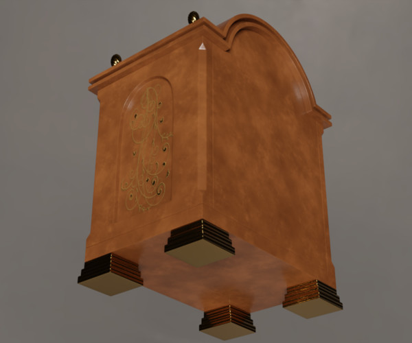 ArtStation - Wooden Clock | Game Assets