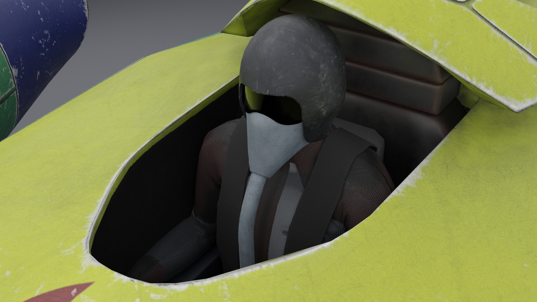 ArtStation - Sci-fi racing car | Game Assets