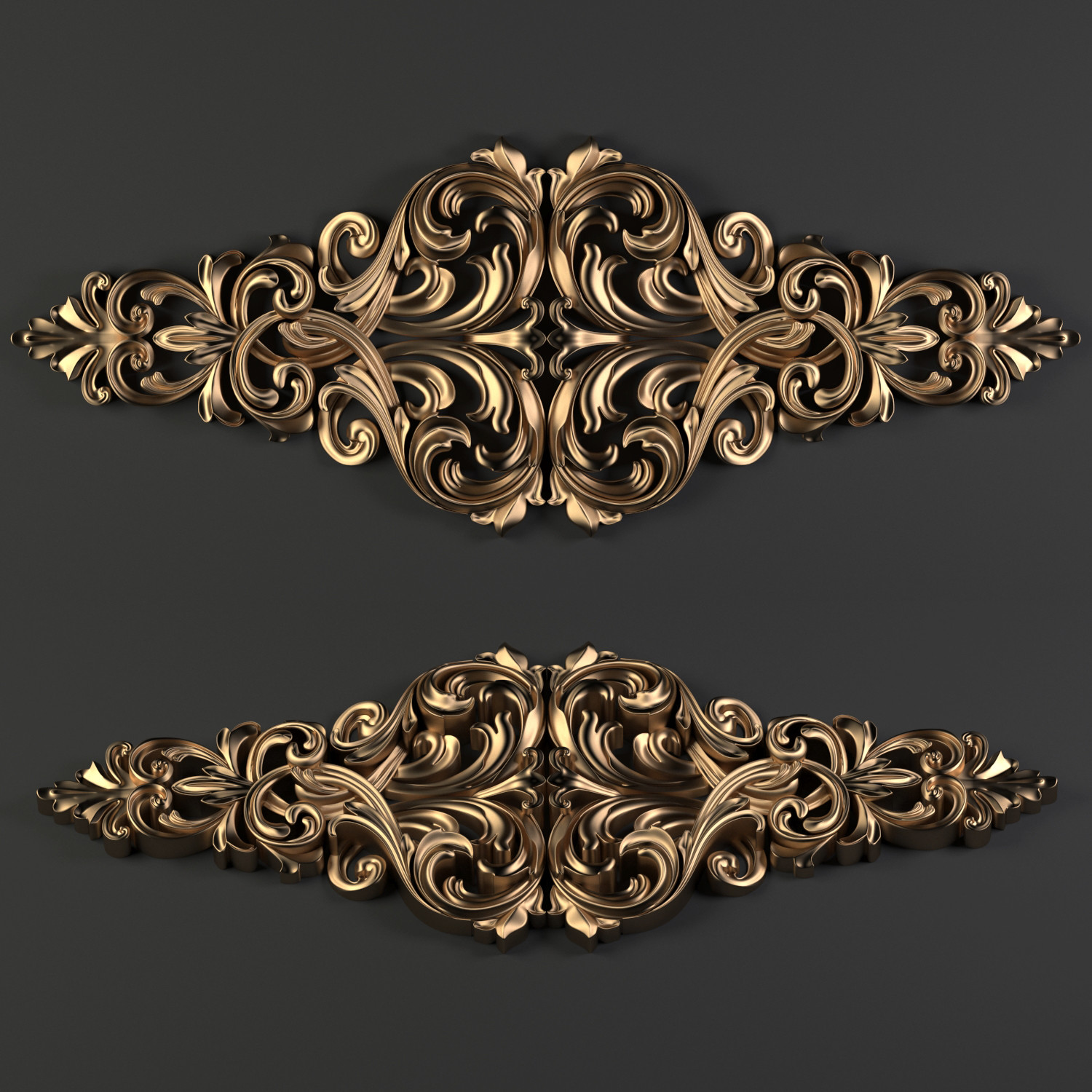 ArtStation - Floral Ornamnet (3DPrintable)_02 | Game Assets