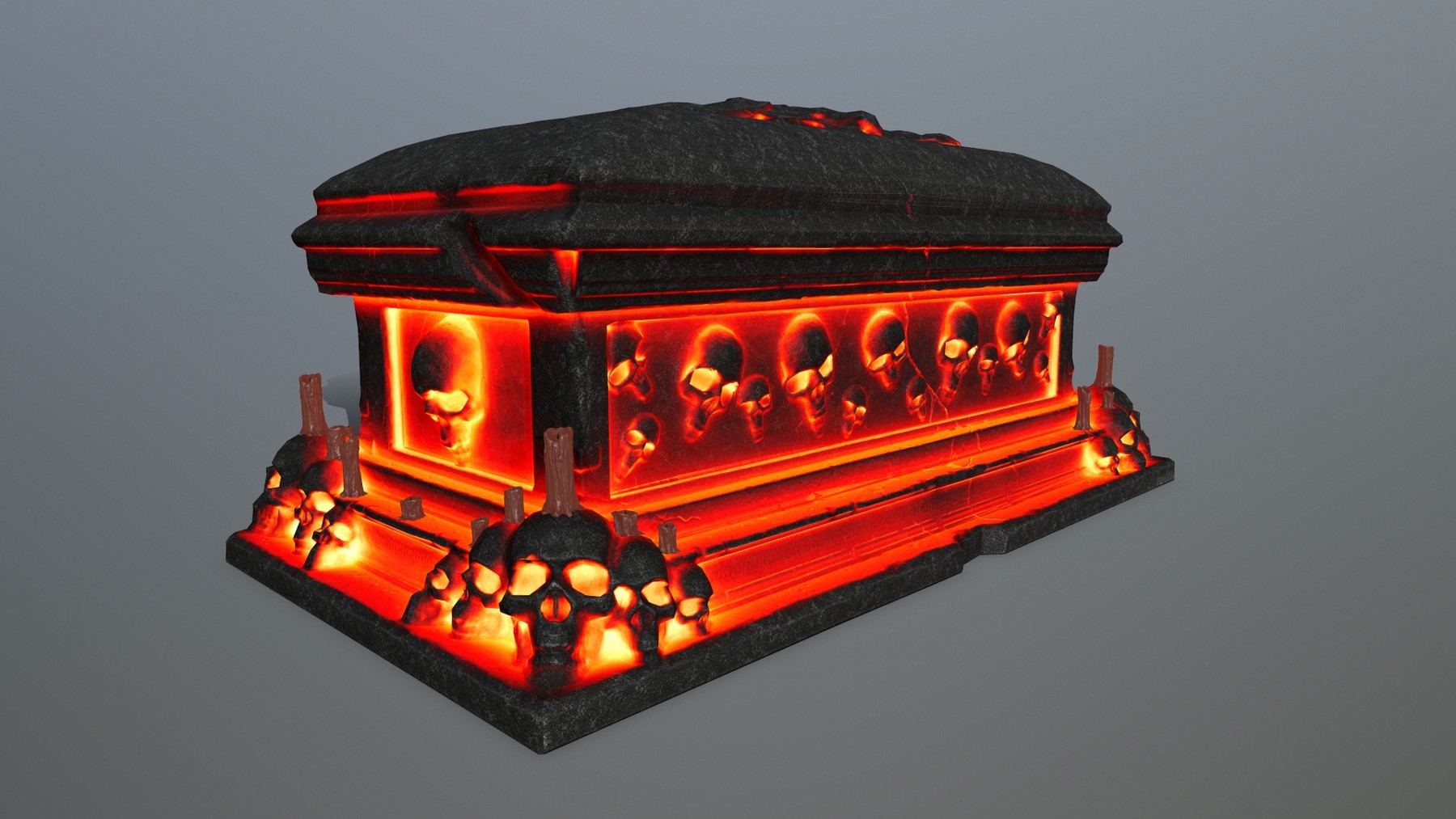ArtStation - lava tomb | Game Assets
