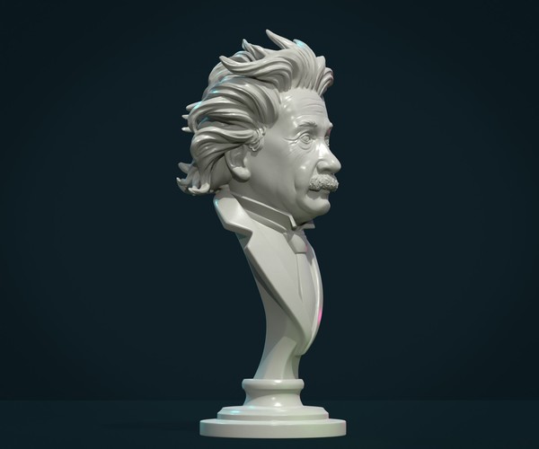 ArtStation - Einstein bust | Resources