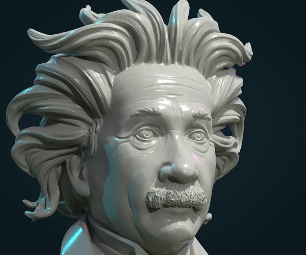 ArtStation - Einstein bust | Resources