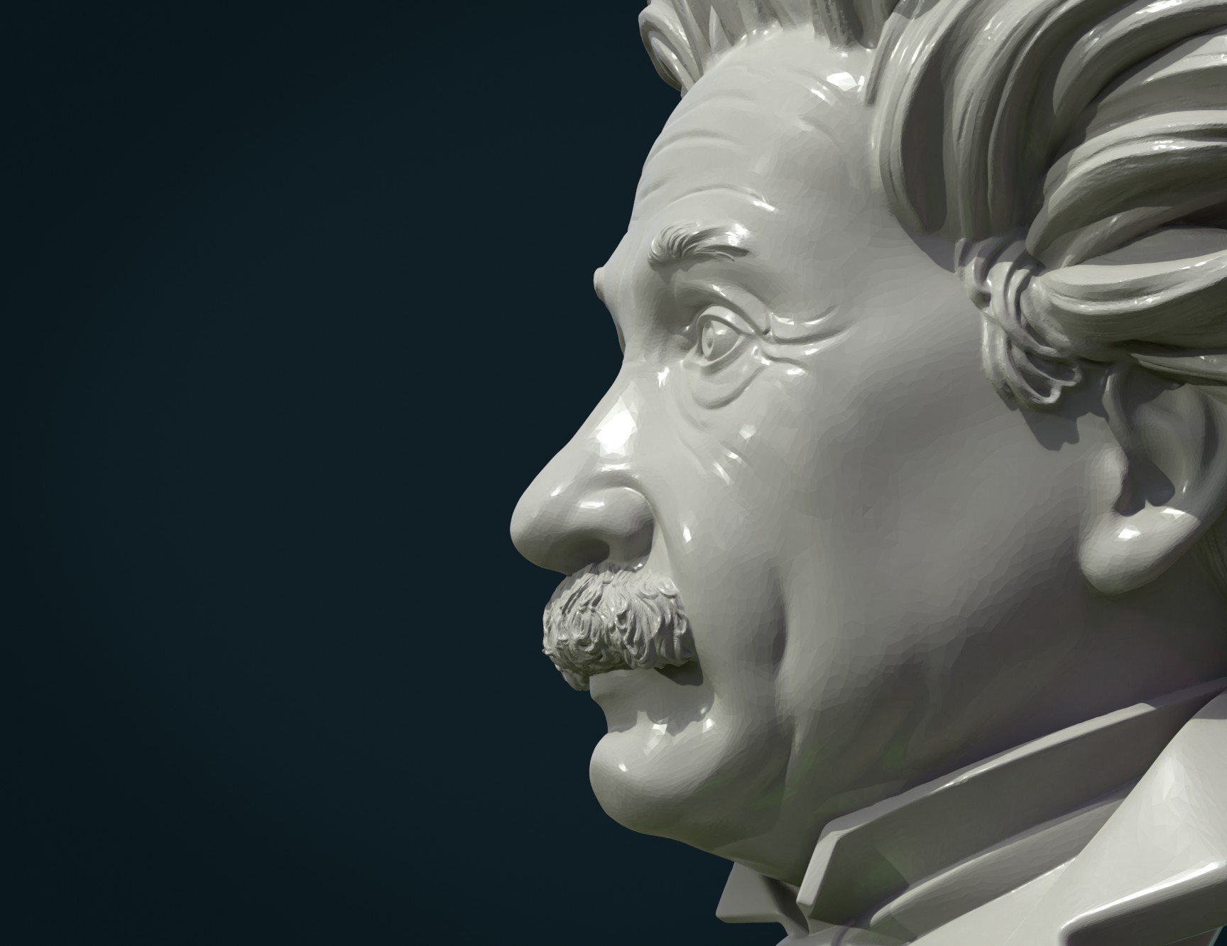 ArtStation - Einstein bust | Resources