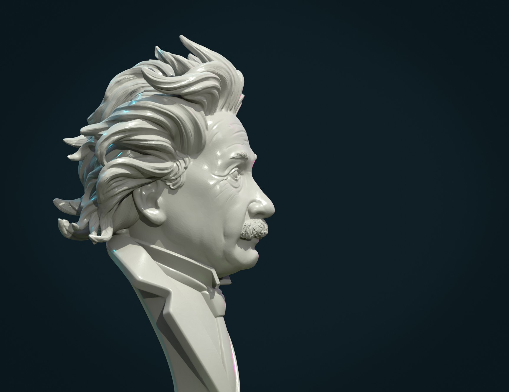 ArtStation - Einstein bust | Resources