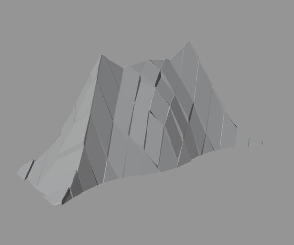 ArtStation - Peak Structure Wall | Game Assets