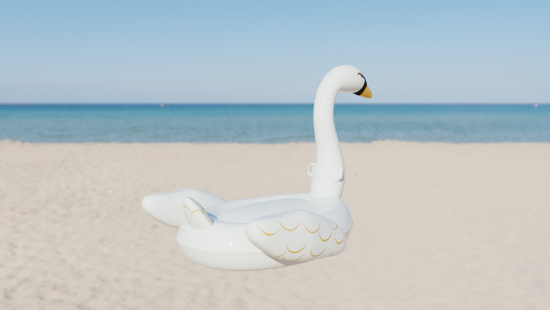 ArtStation - Swan Inflatable Toy | Game Assets