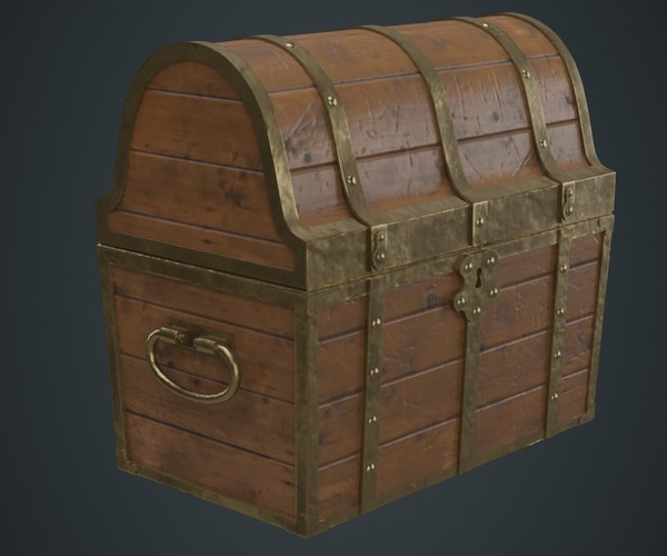 ArtStation - Wooden Chest 1B | Game Assets
