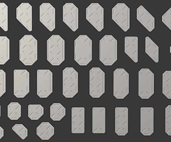ArtStation - Greeble Panels | Resources