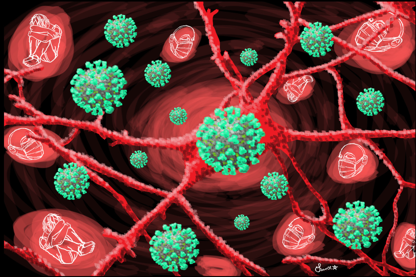 ArtStation - COVID Explosion ! | Artworks