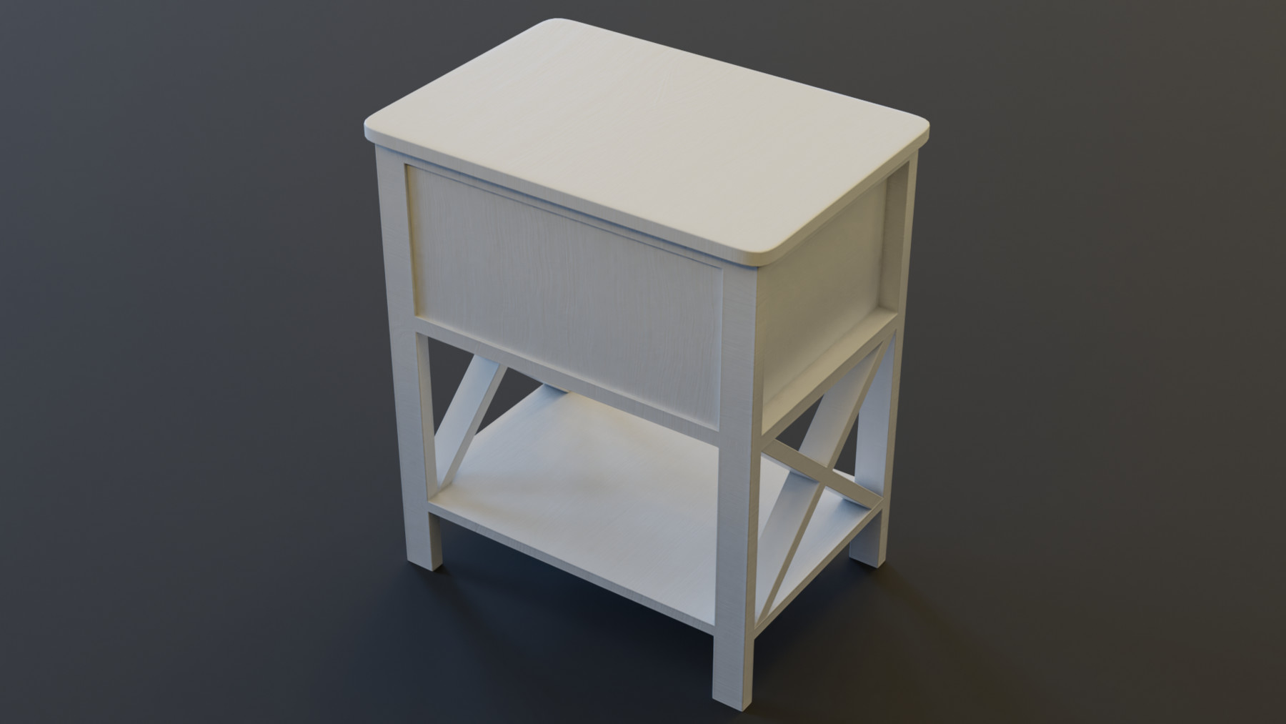 ArtStation - Wooden Bedside Table | Resources