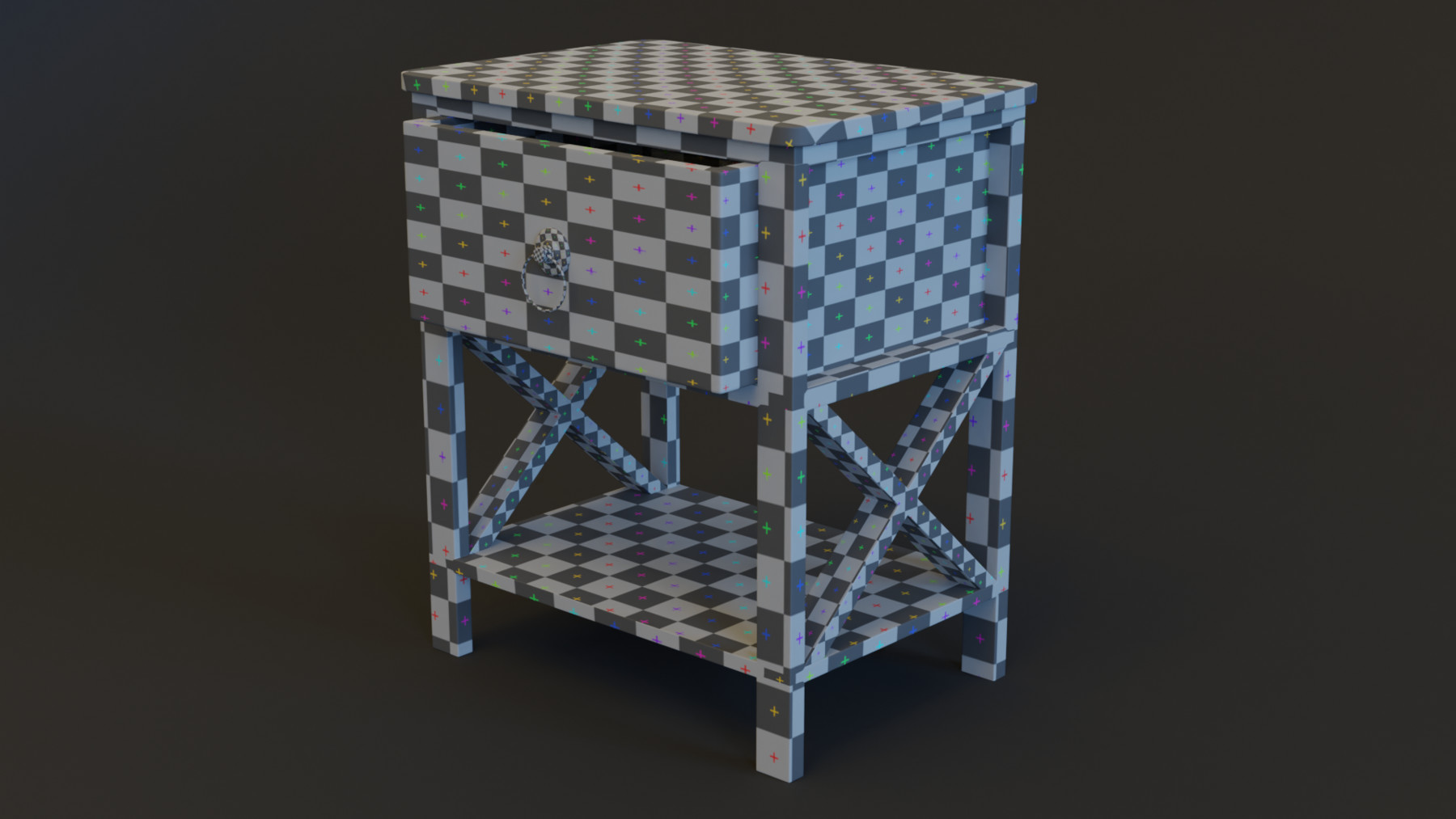 ArtStation - Wooden Bedside Table | Resources