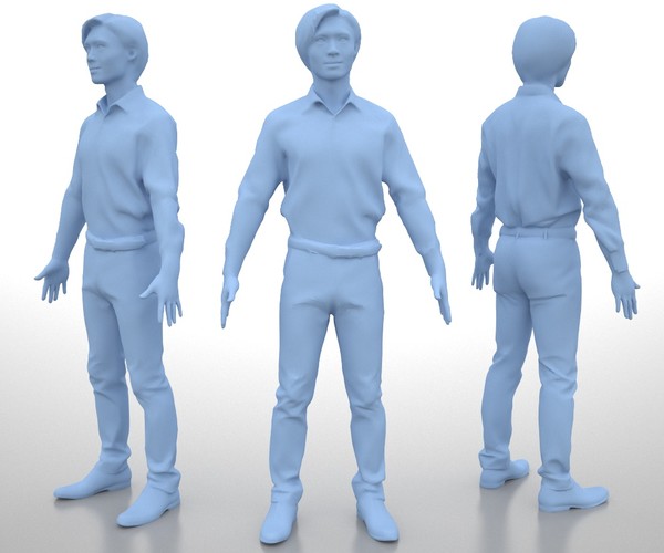 ArtStation - Free 3D model A-Pose – 068_Syun | Resources