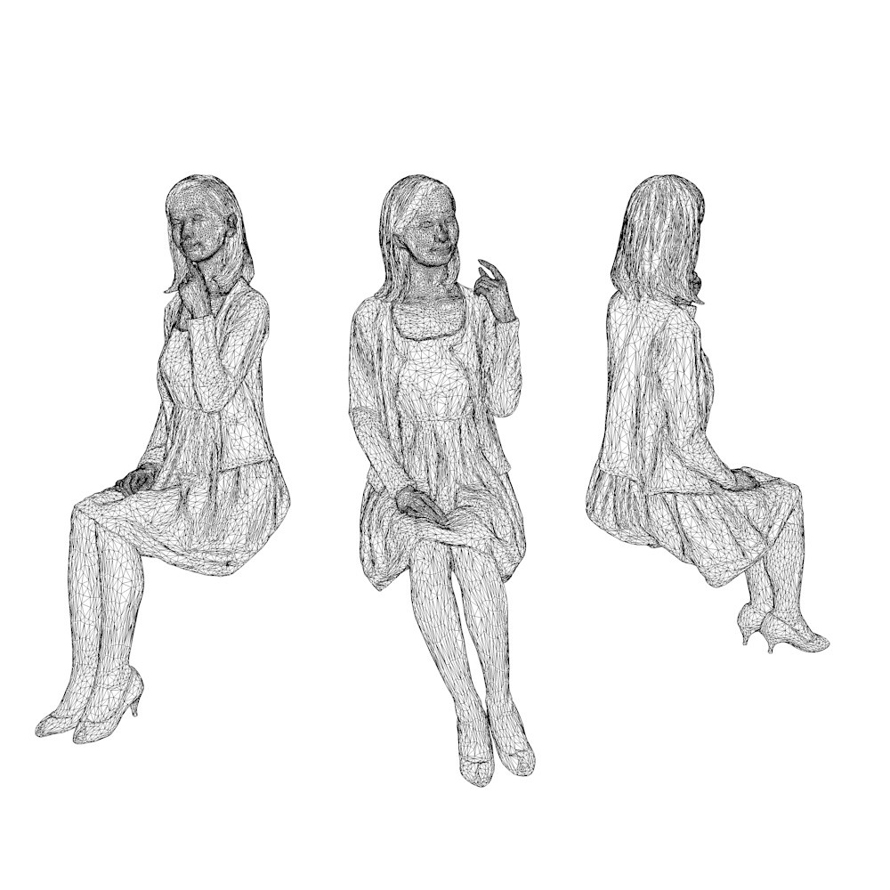 ArtStation - Posed 3D-people 091_Aya | Resources