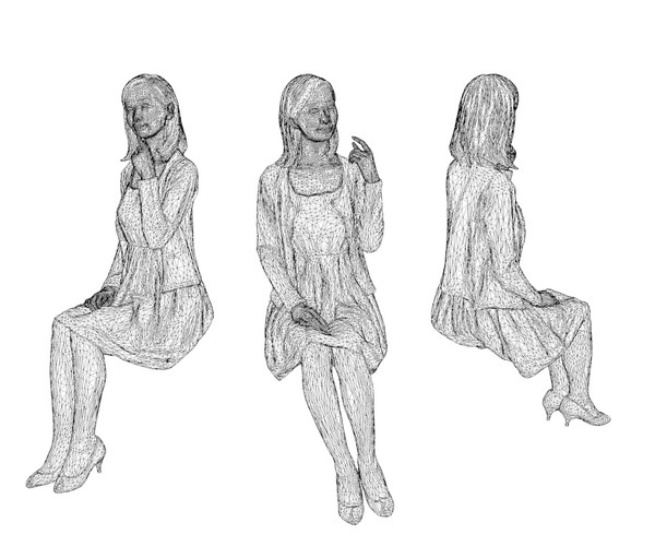 ArtStation - Posed 3D-people 091_Aya | Resources