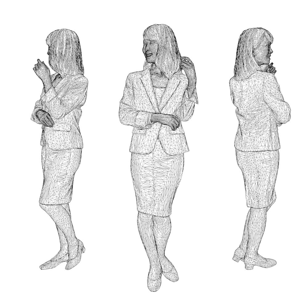 ArtStation - Posed 3D-people 013_Kana | Resources