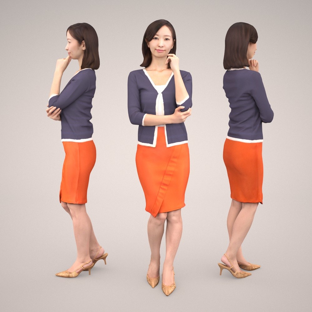 ArtStation - Posed 3D-people 097_Aya | Resources