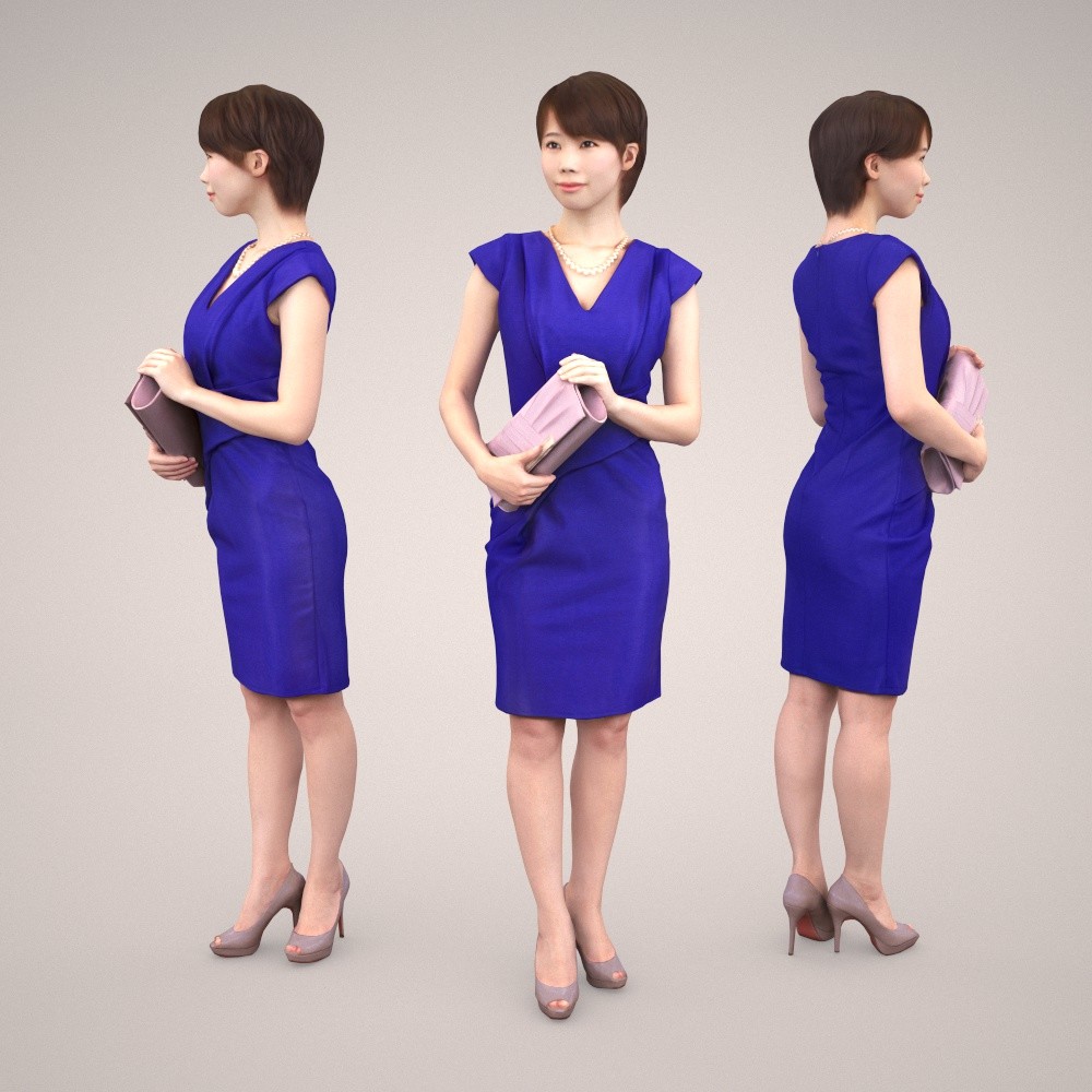 ArtStation - Posed 3D-people 023_Haru | Resources