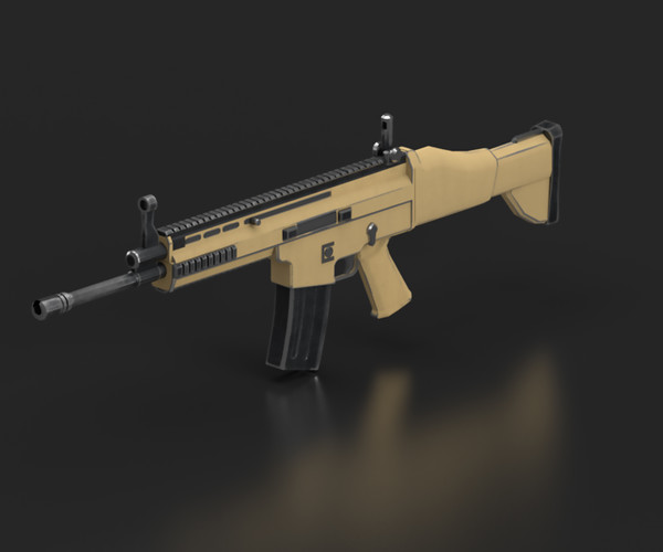 ArtStation - Fn Scar Gun | Resources
