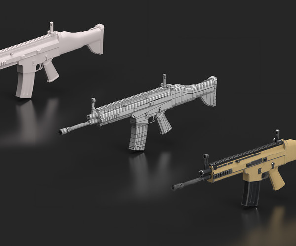 ArtStation - Fn Scar Gun | Resources