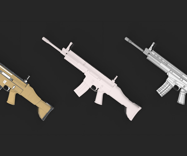 ArtStation - Fn Scar Gun | Resources