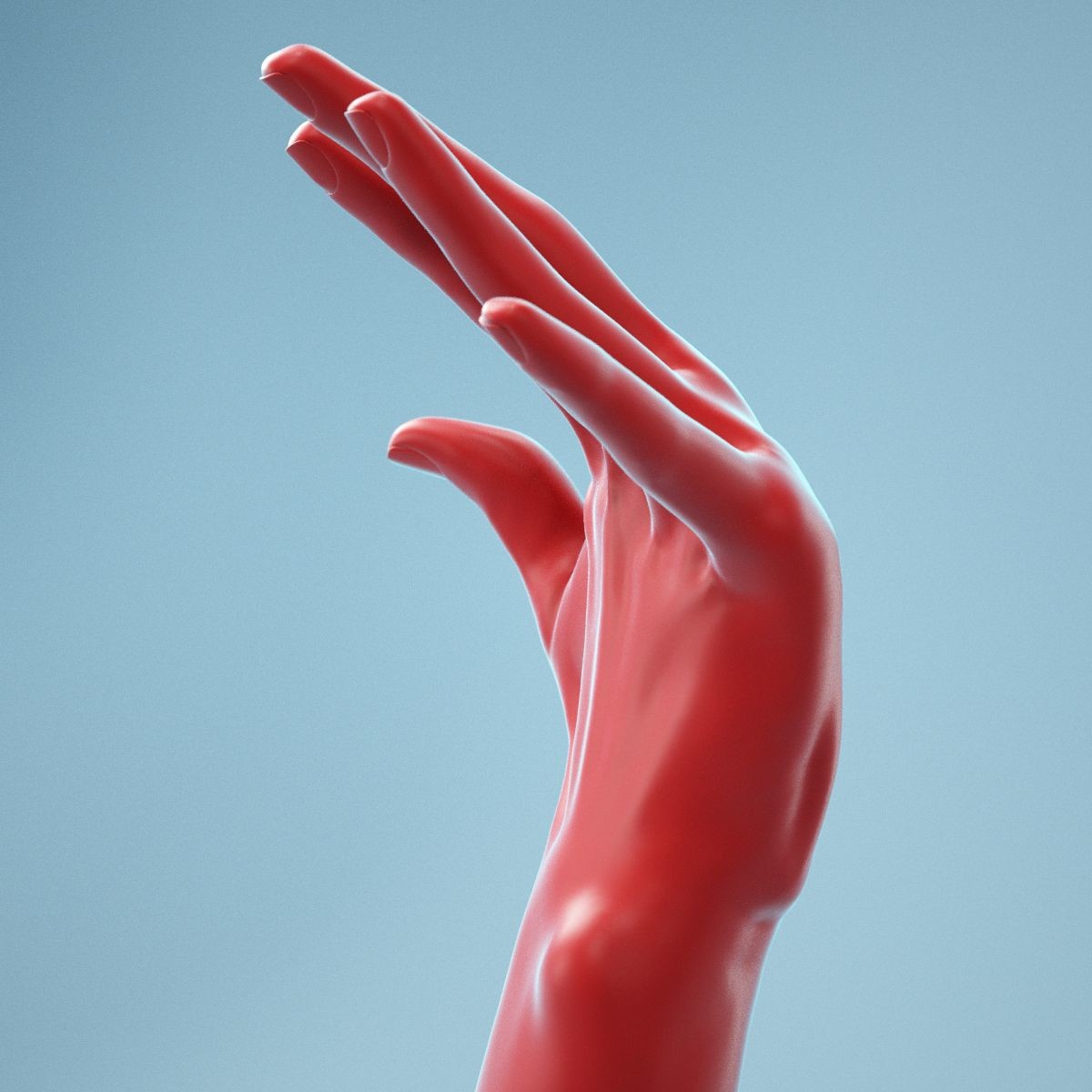 ArtStation - Bent Back Realistic Hand | Resources