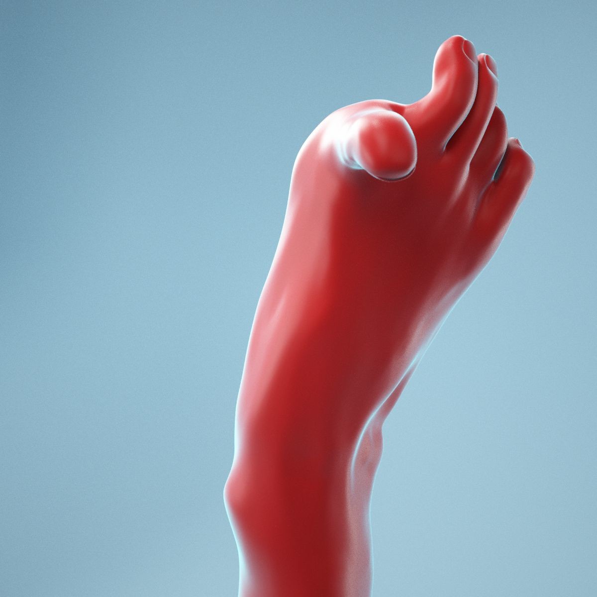ArtStation - Big Toe Pointing Realistic Foot | Resources