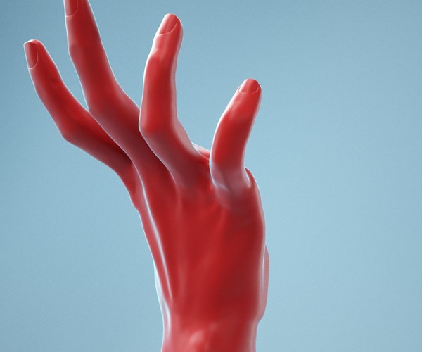 ArtStation - Clawing Horror Realistic Hand | Resources