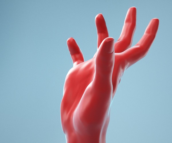 ArtStation - Clawing Horror Realistic Hand | Resources