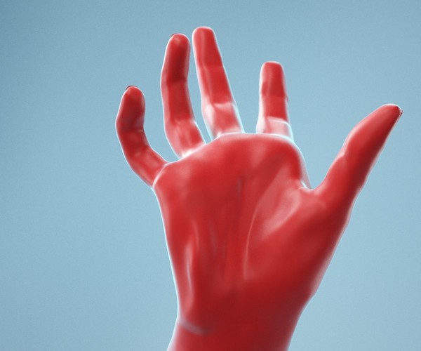 ArtStation - Clawing Horror Realistic Hand | Resources