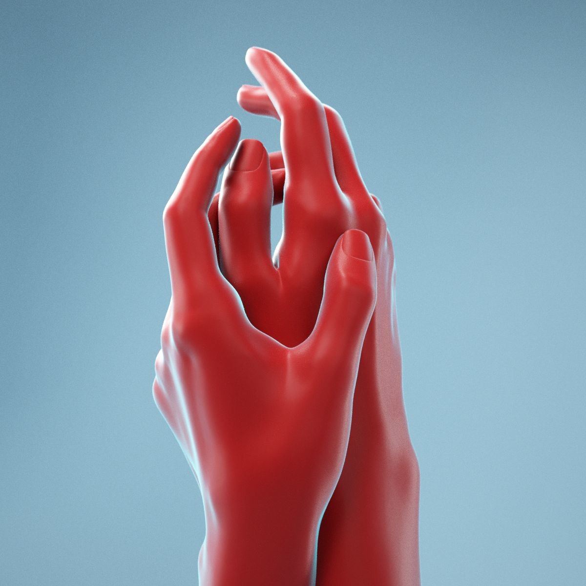 ArtStation - Gently Touching Realistic Hands | Resources