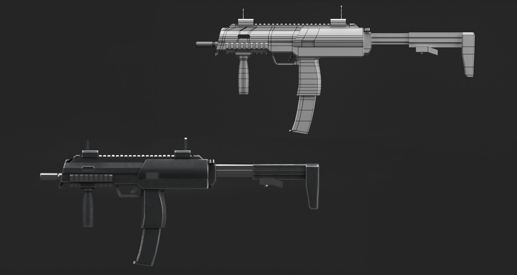 ArtStation - MP7 Gun | Resources