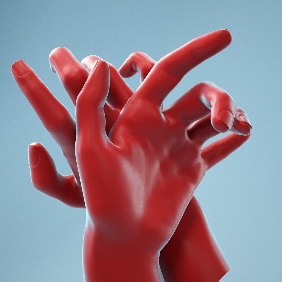 ArtStation - Leaning Back to Back Relaxed Realistic Hand | Resources