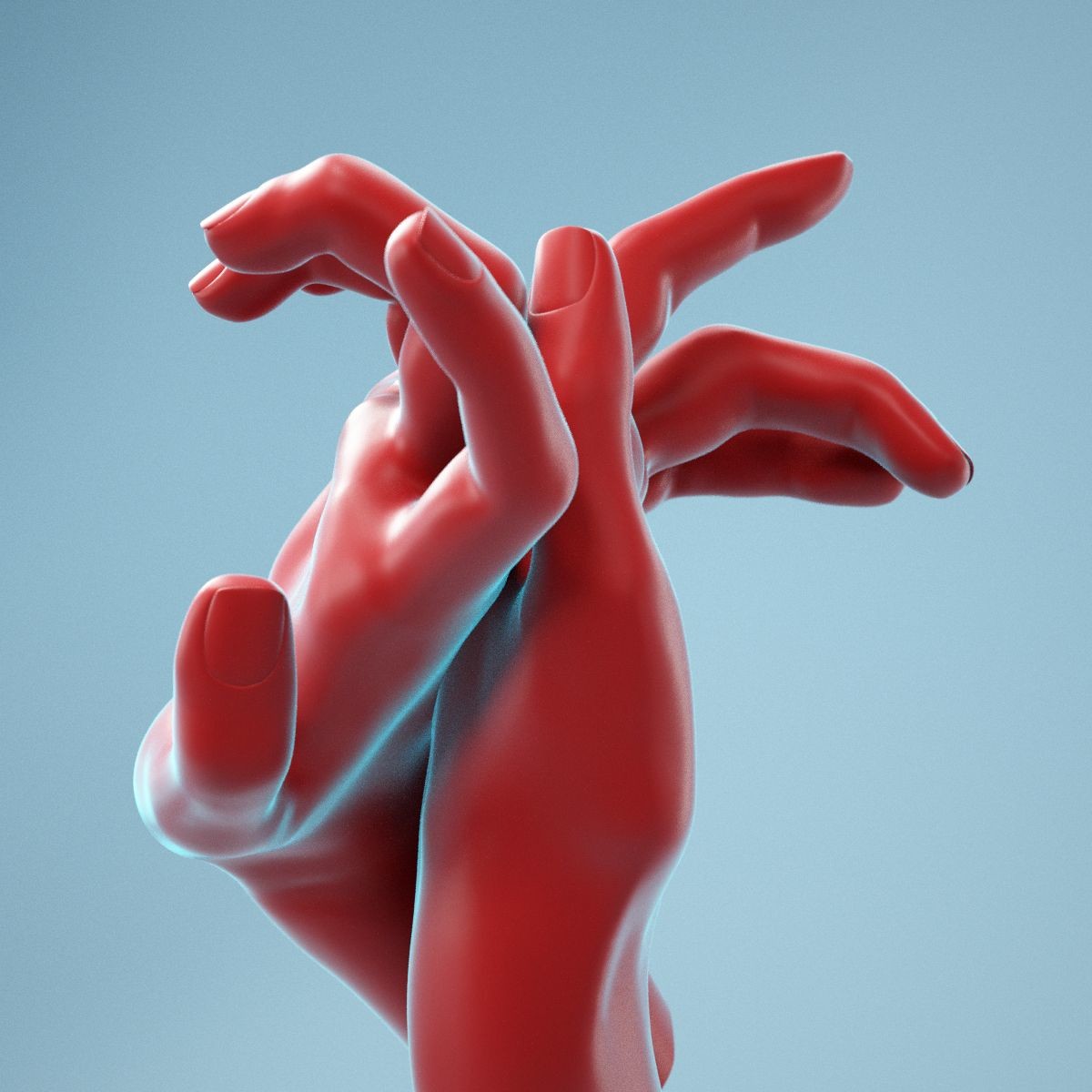 ArtStation - Leaning Back to Back Relaxed Realistic Hand | Resources