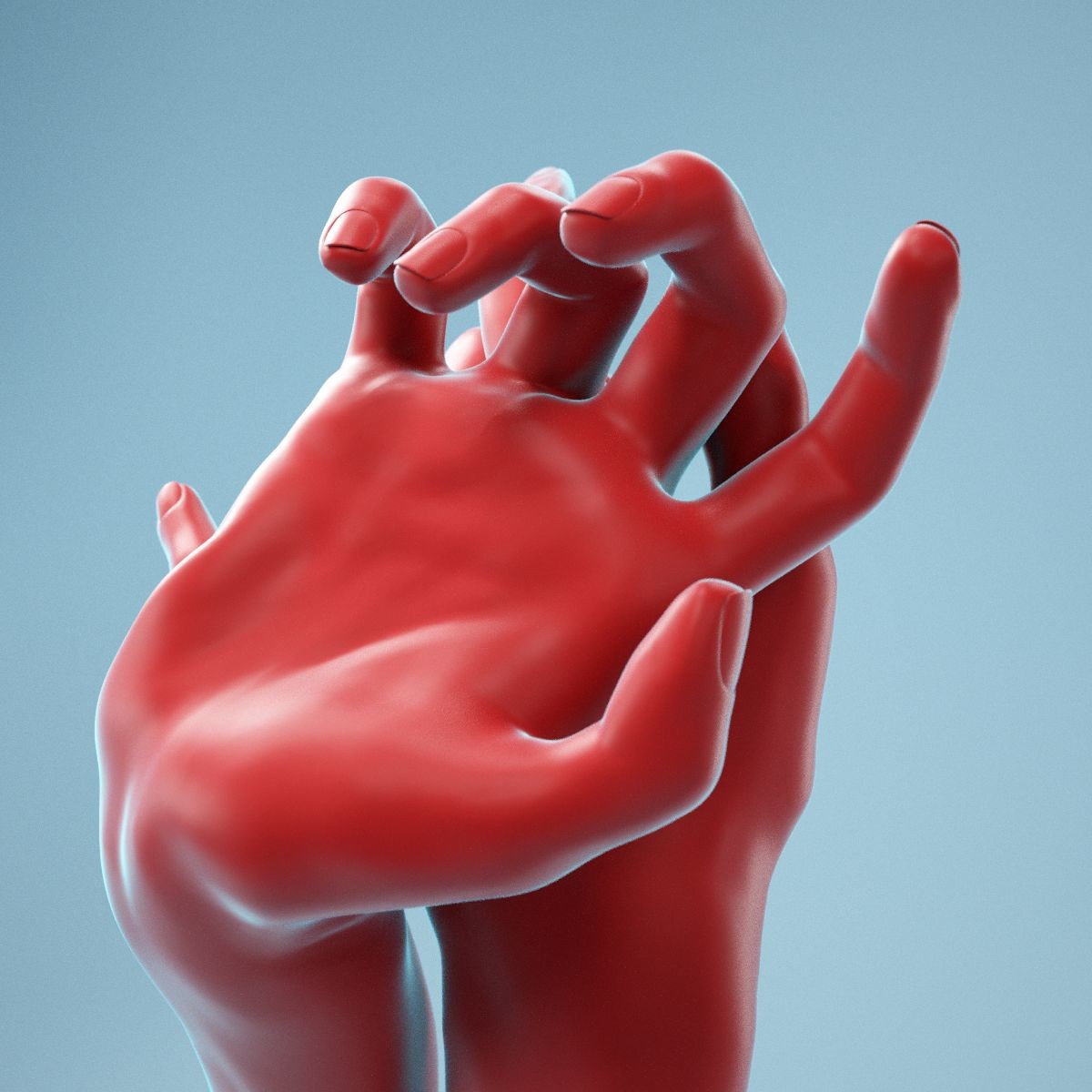 ArtStation - Leaning Back to Back Relaxed Realistic Hand | Resources