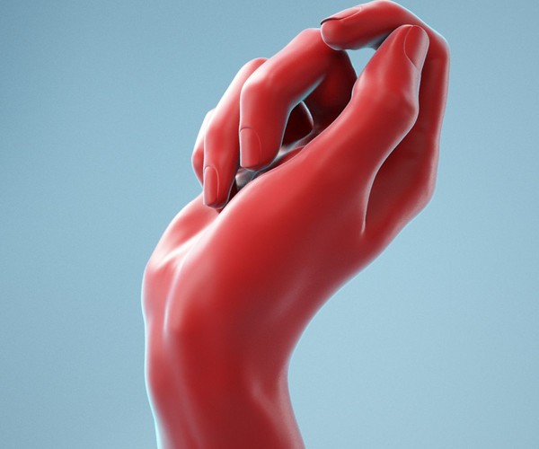 ArtStation - Relaxed Fist Realistic Hand | Resources