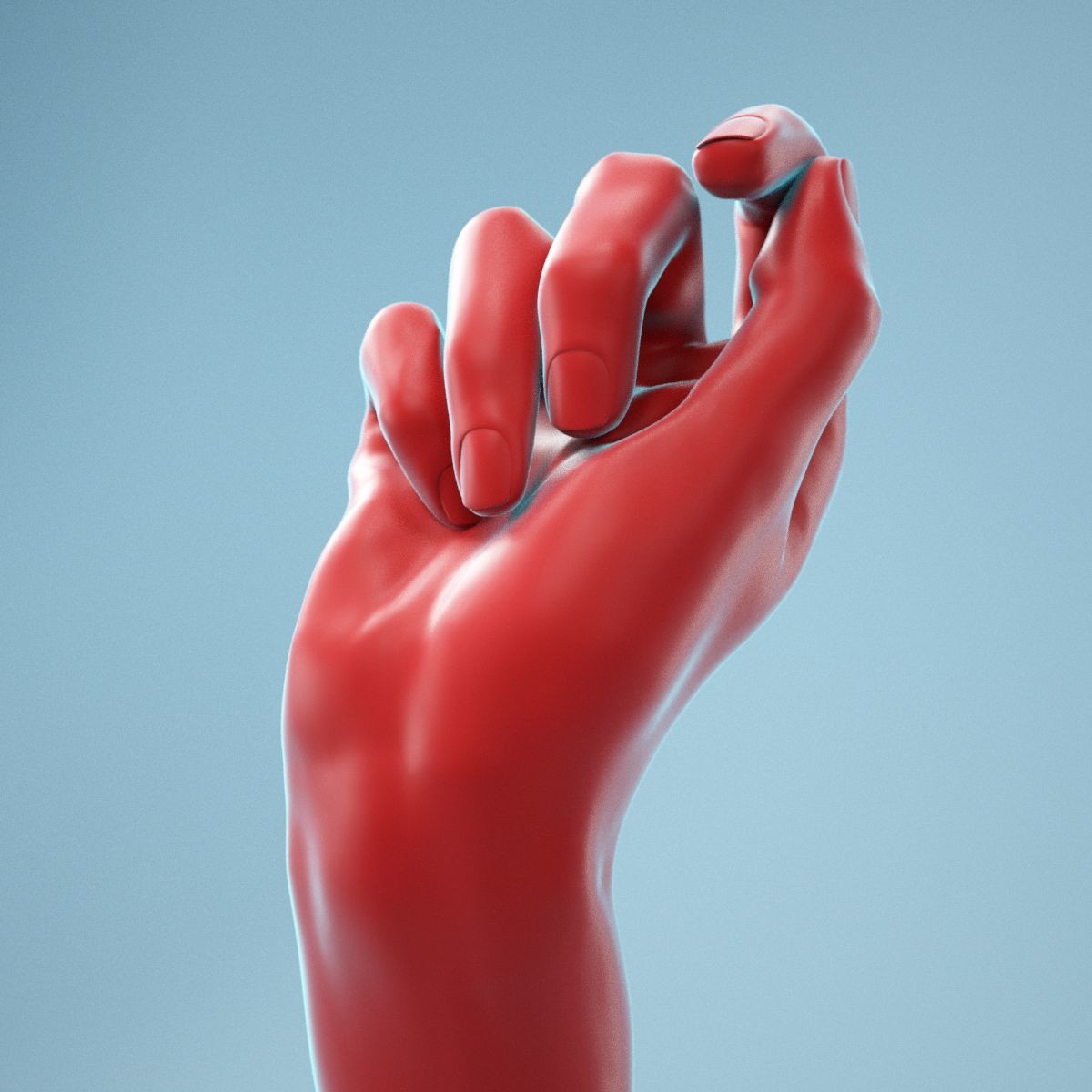 ArtStation - Relaxed Fist Realistic Hand | Resources