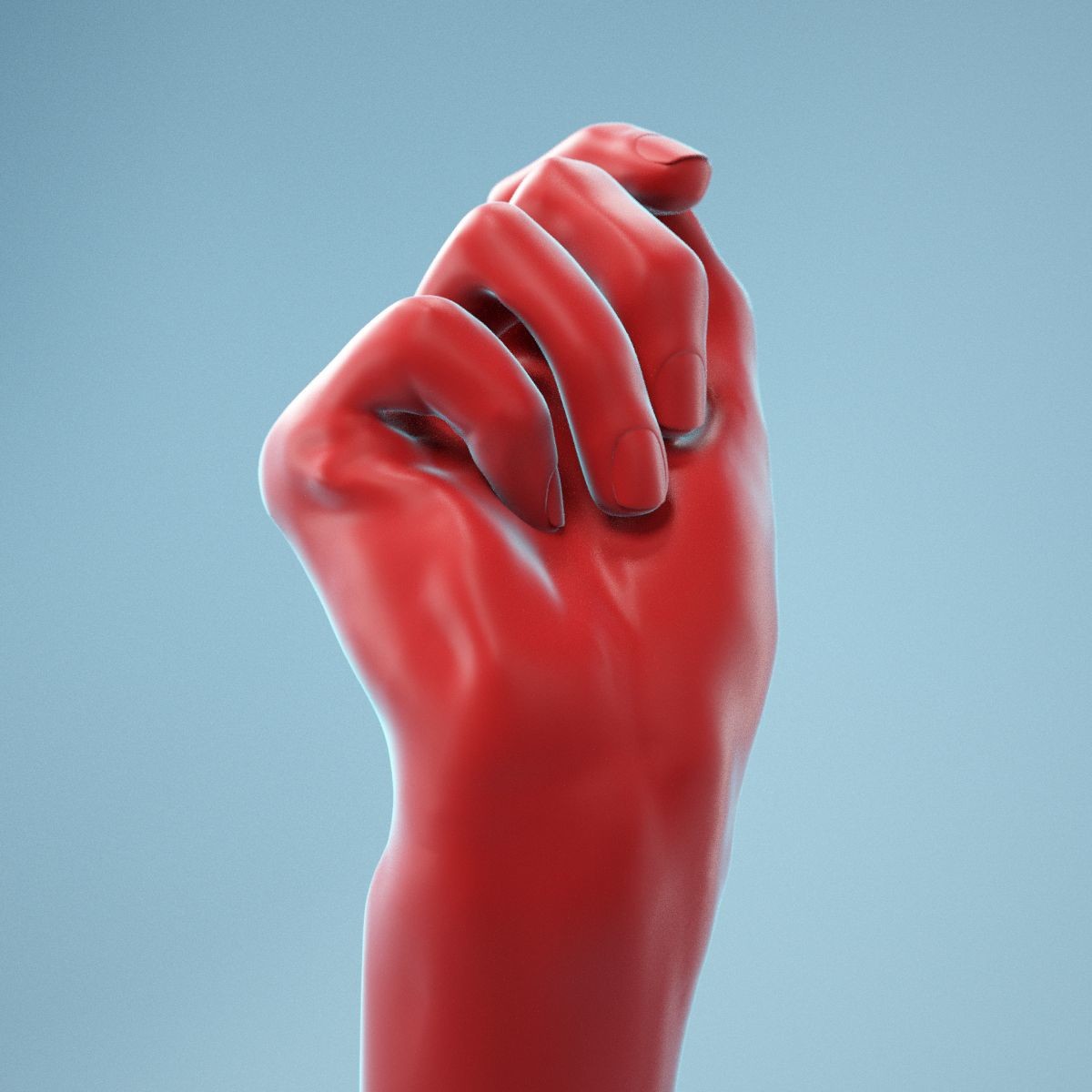 ArtStation - Relaxed Fist Realistic Hand | Resources