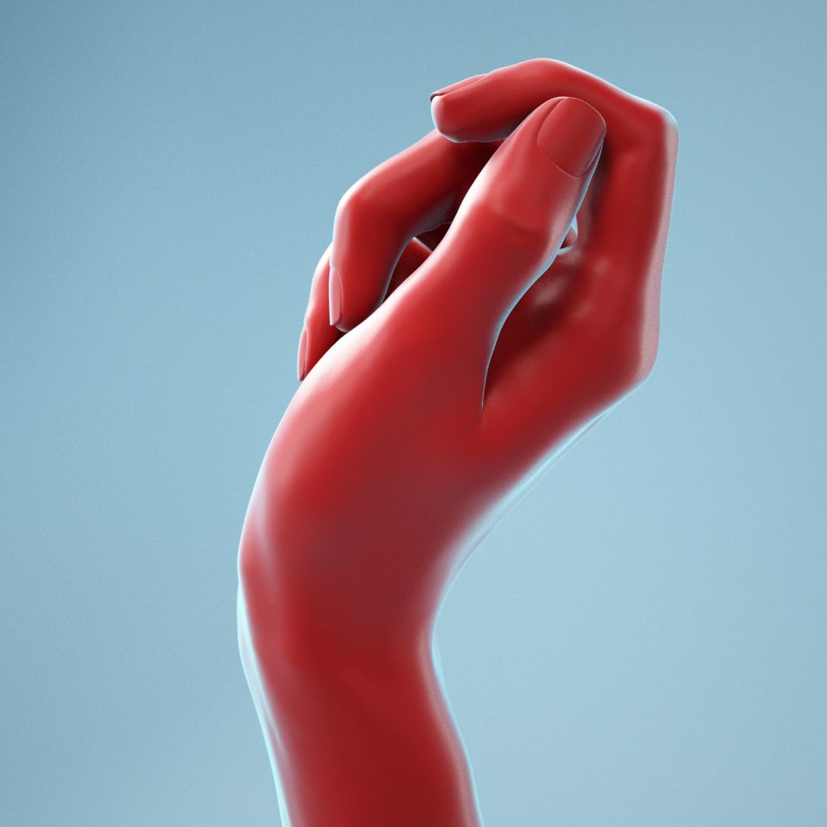 ArtStation - Relaxed Fist Realistic Hand | Resources