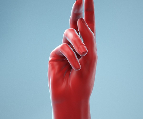 ArtStation - Relaxed Grip Realistic Hand | Resources