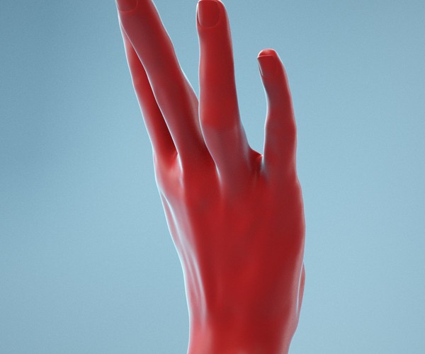ArtStation - Stretched Backwards Realistic Hand | Resources